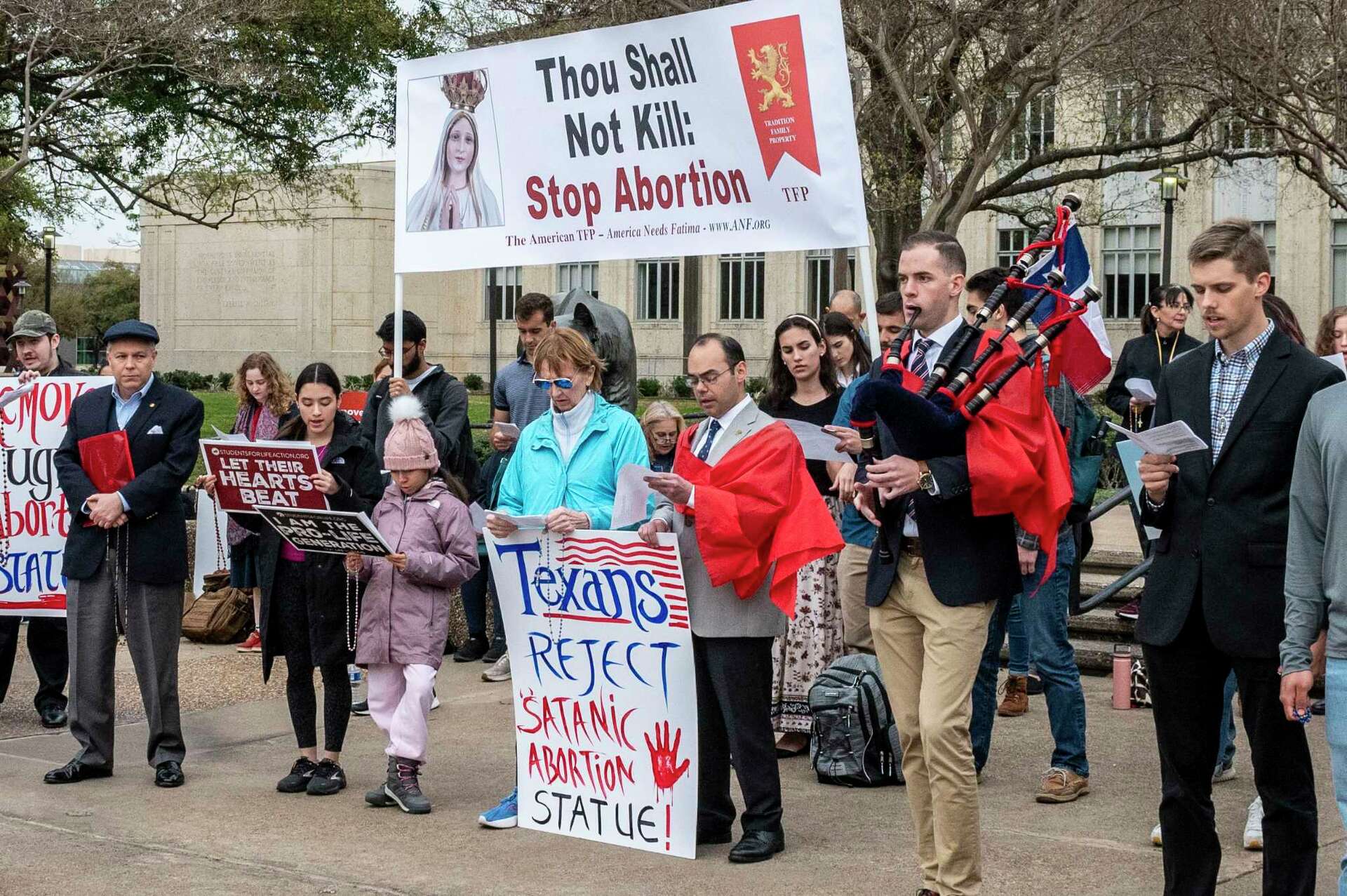 'Satanic' UH statue in center of controversy following protest