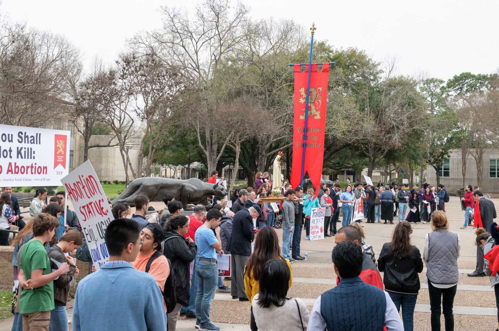 'Satanic' UH statue in center of controversy following protest