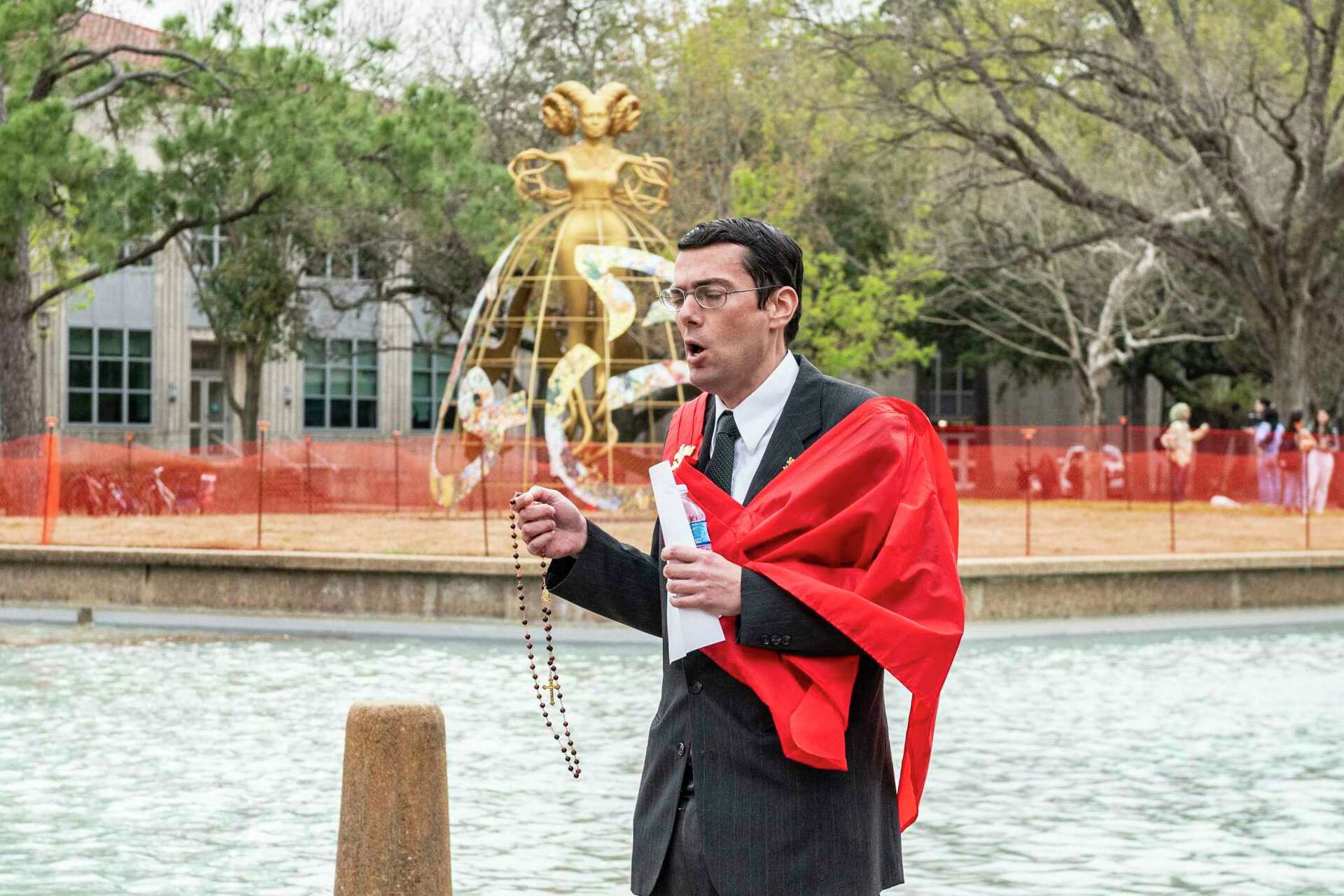 'Satanic' UH statue in center of controversy following protest