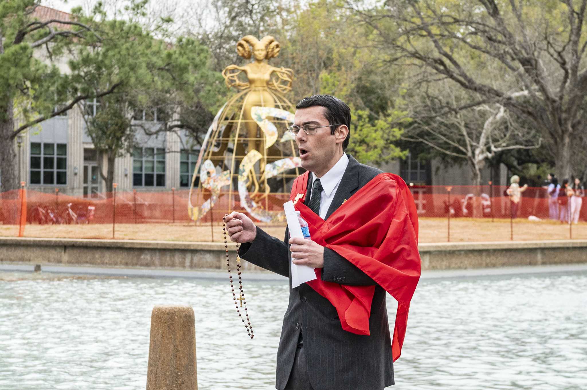 'Satanic' UH statue in center of controversy following protest