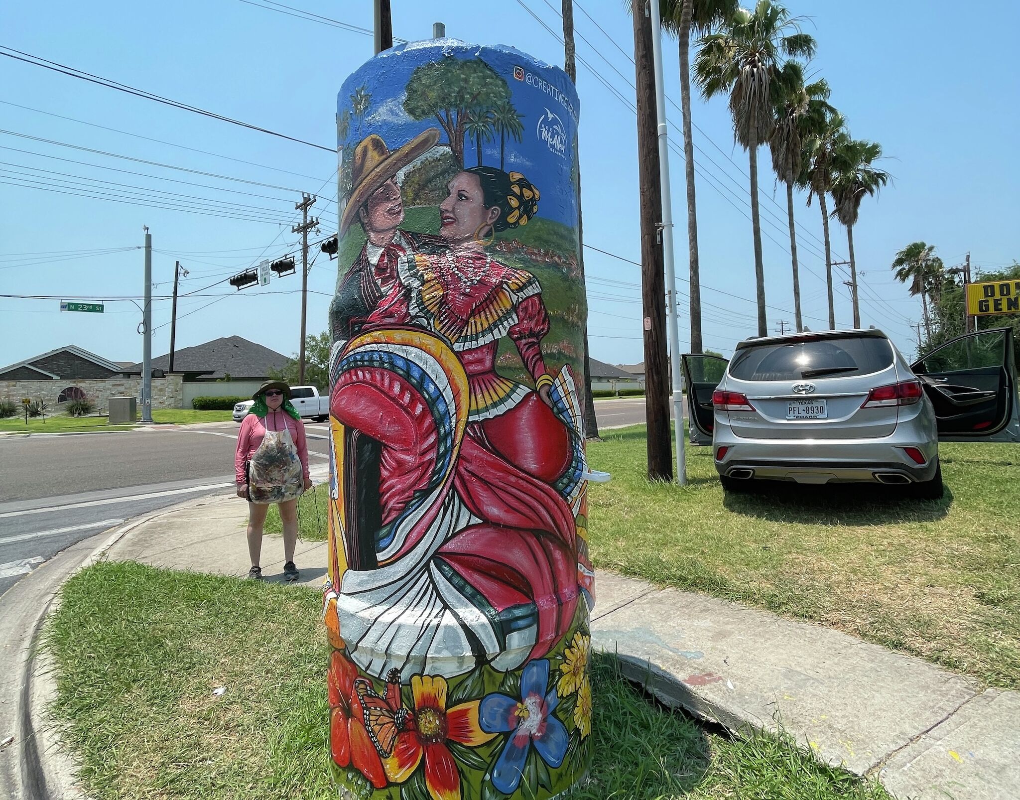 South Texas city gaining fame for irrigation-pipe art murals