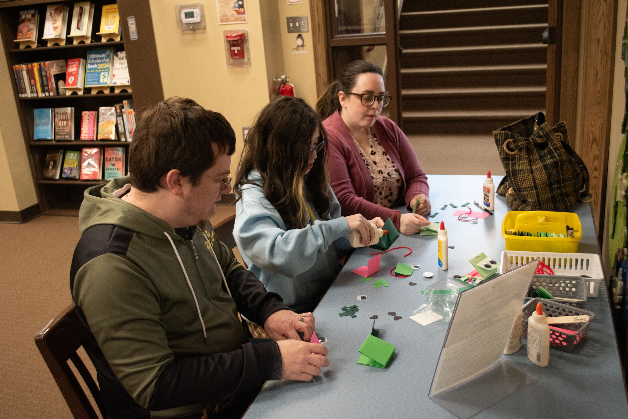 Big Rapids library patrons enjoy leap day activities