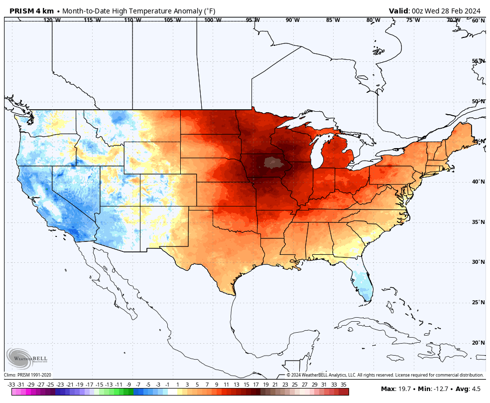 After a warm February in Houston, here’s what March will bring.