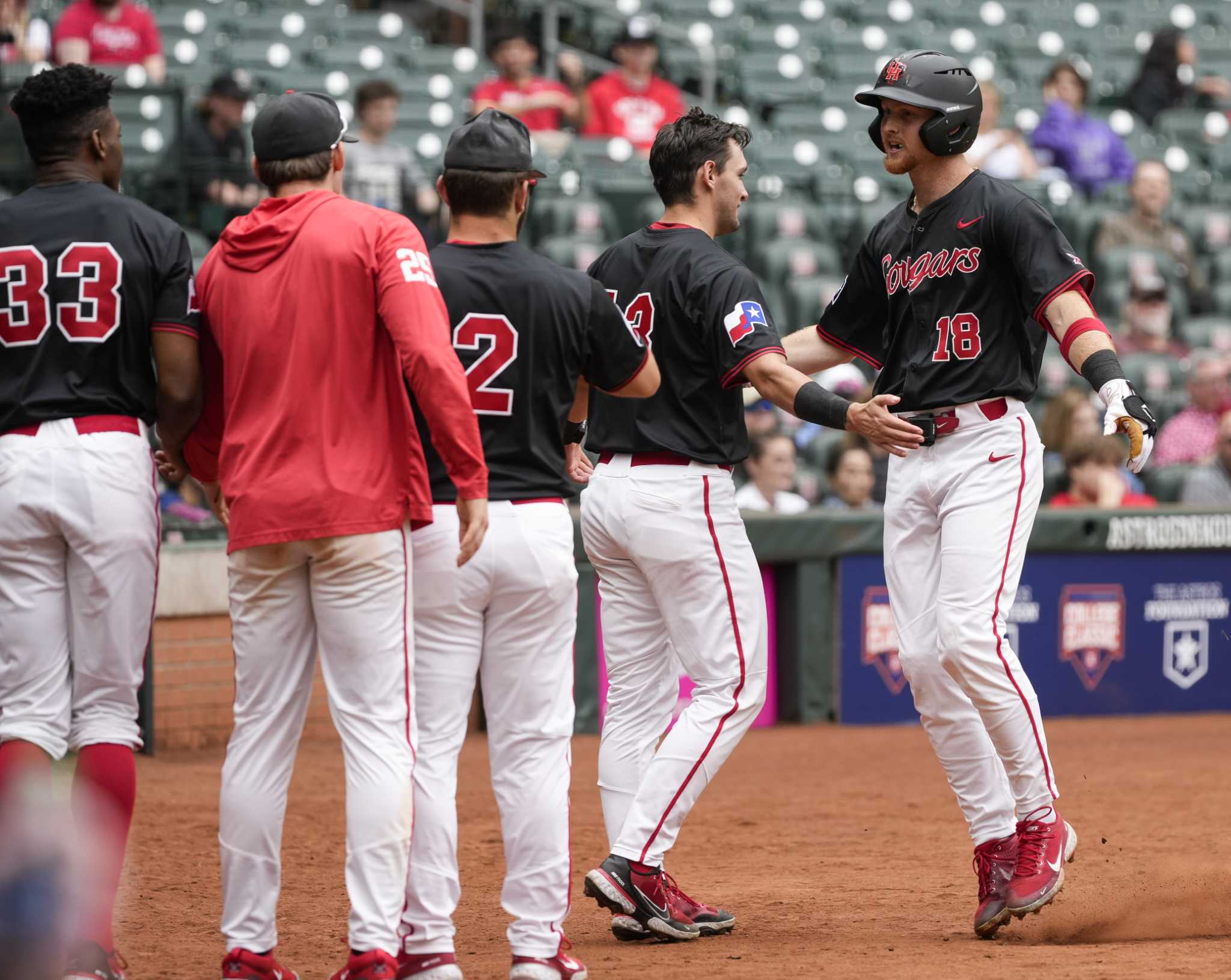 UH baseball falls again in Astros Foundation College Classic