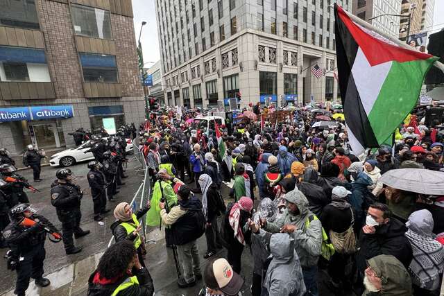 Gaza protest organizers say police assaulted peaceful marchers