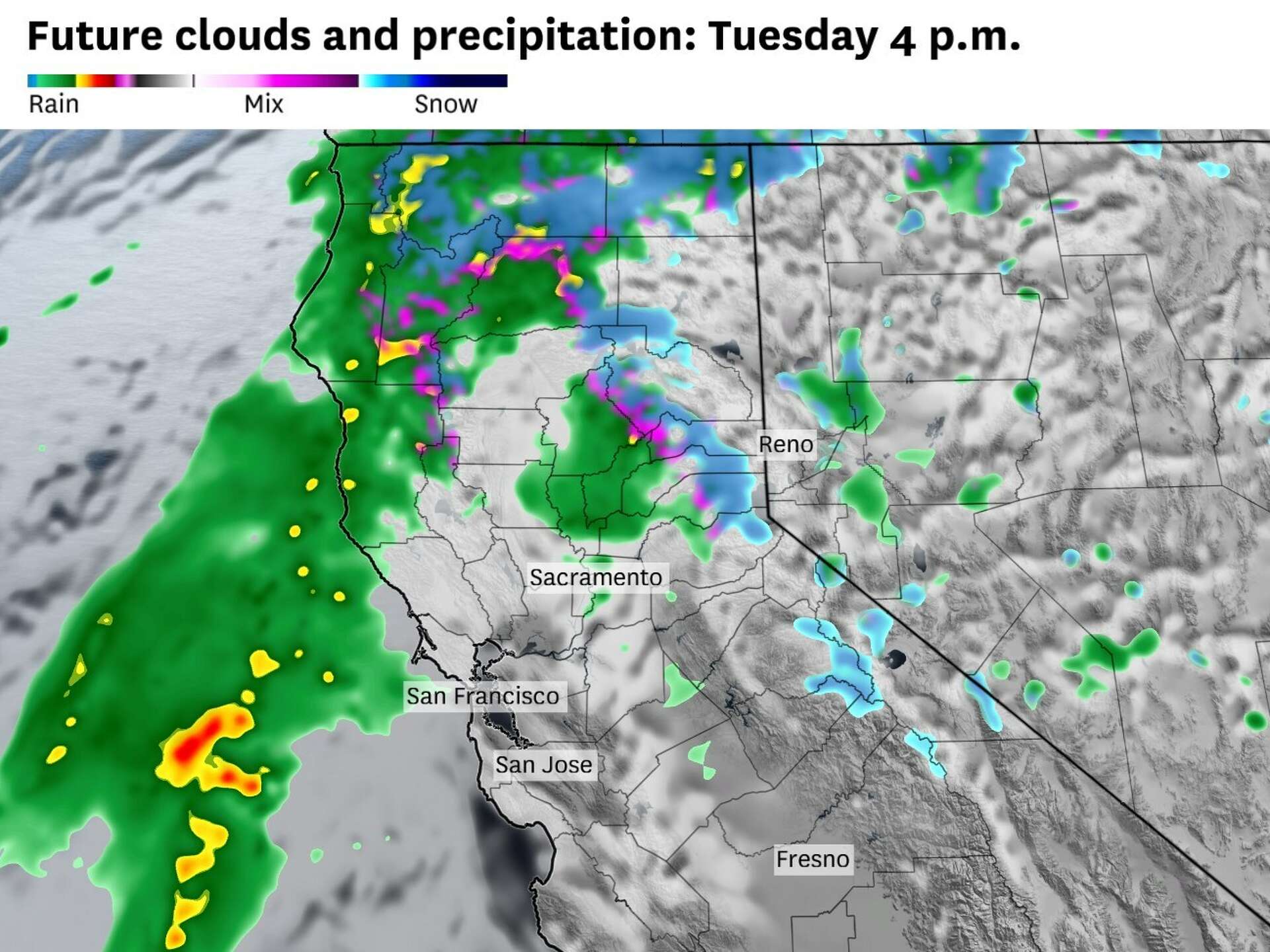 California storm: Here’s how long rain and snow remain in the forecast