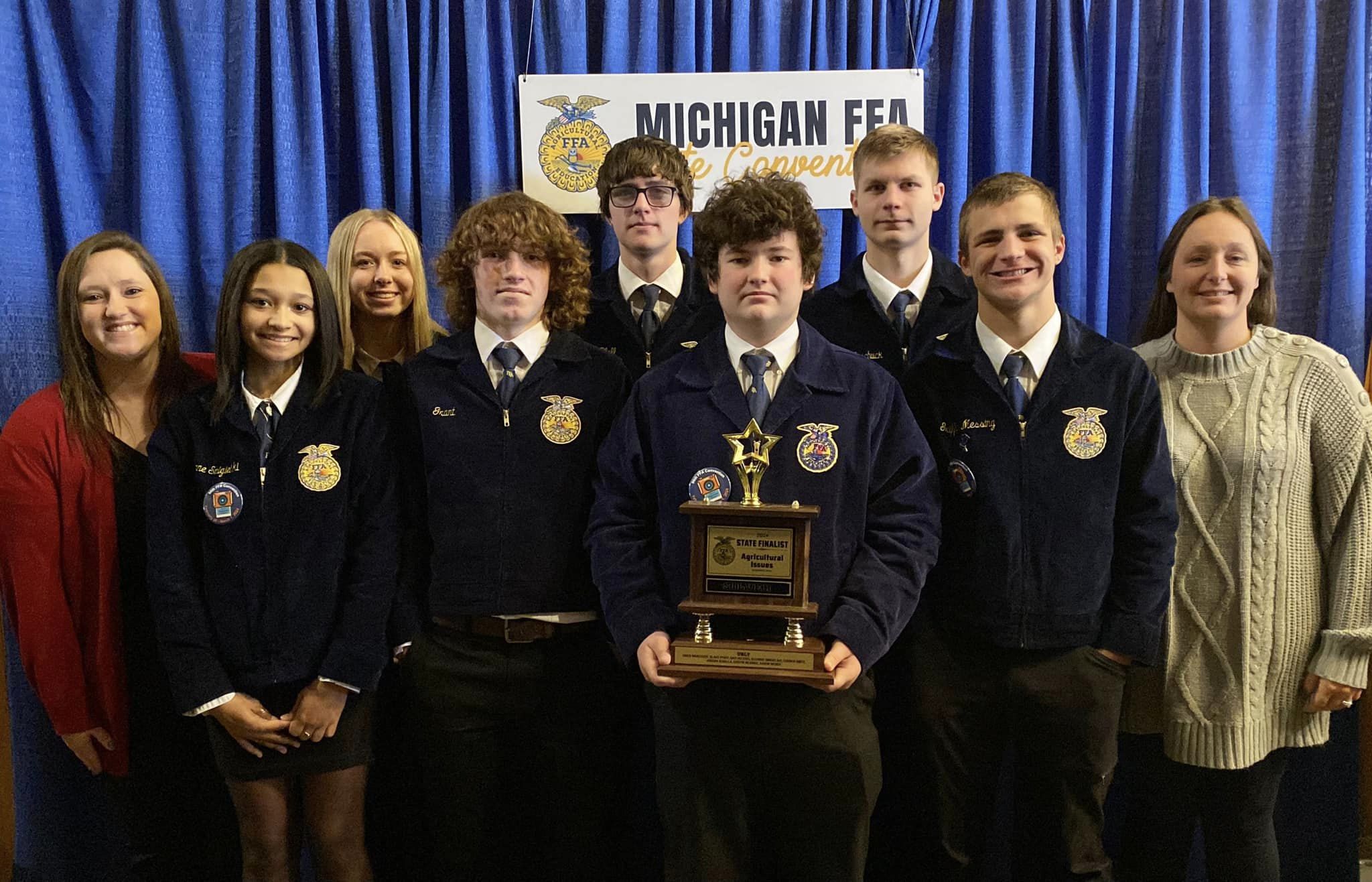 Ubly FFA state convention awards