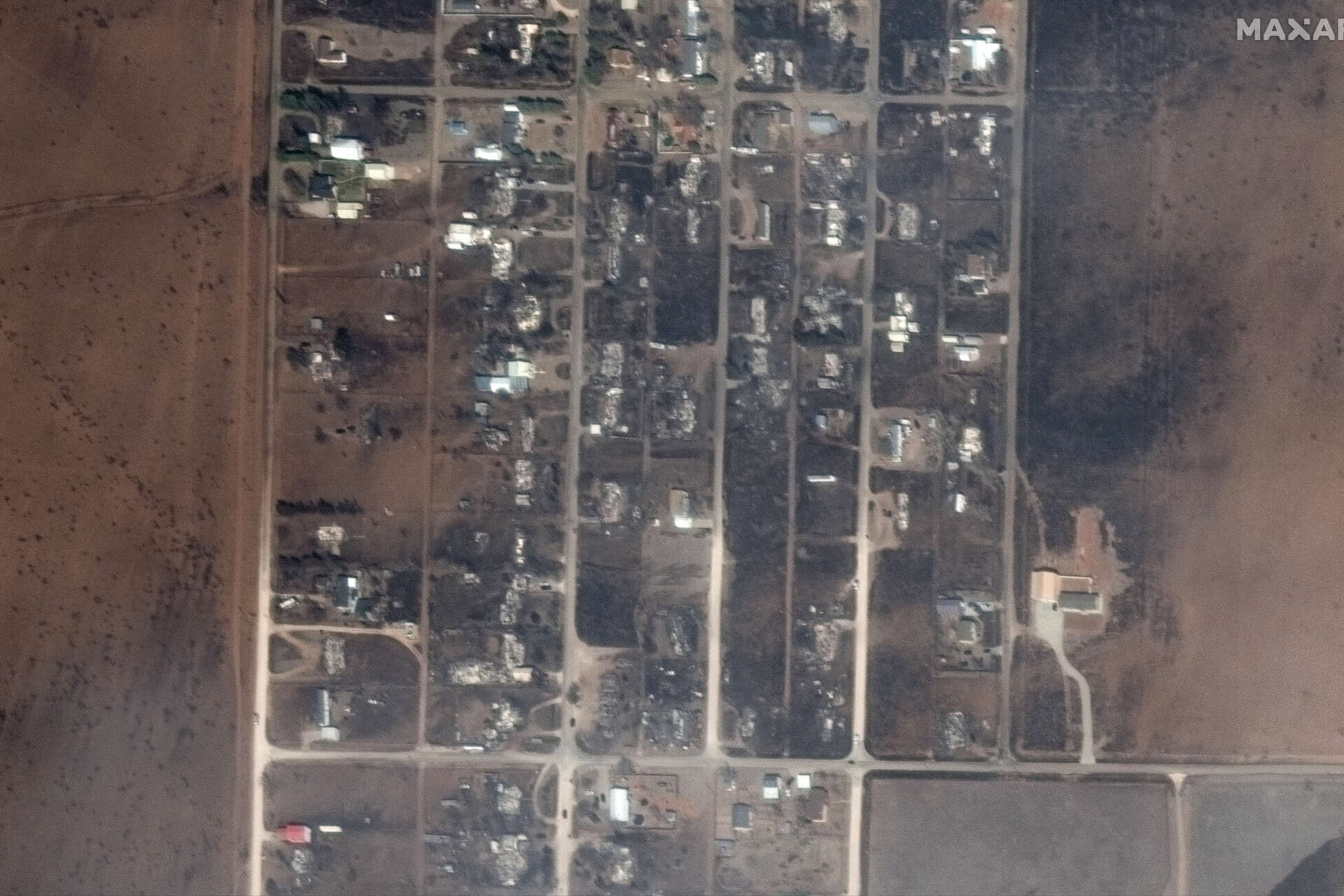 What the devastating Texas wildfires look like from space