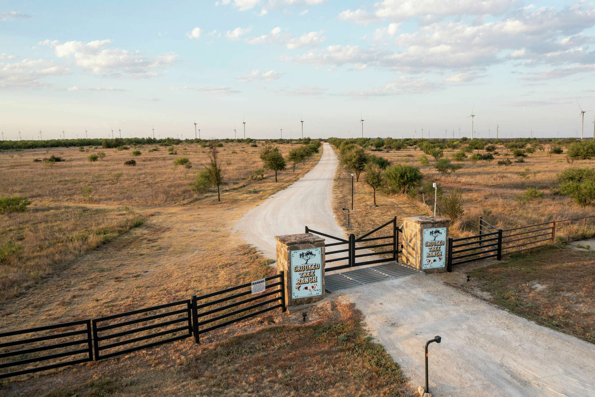 Massive Texas ranch with 54 wind turbines lists for $39M