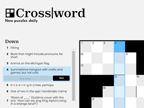 Crossword: The classic puzzle game gets a new look