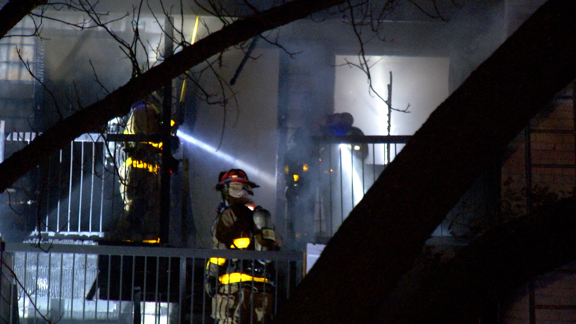 1 hospitalized, others displaced in Northeast Side apartment fire