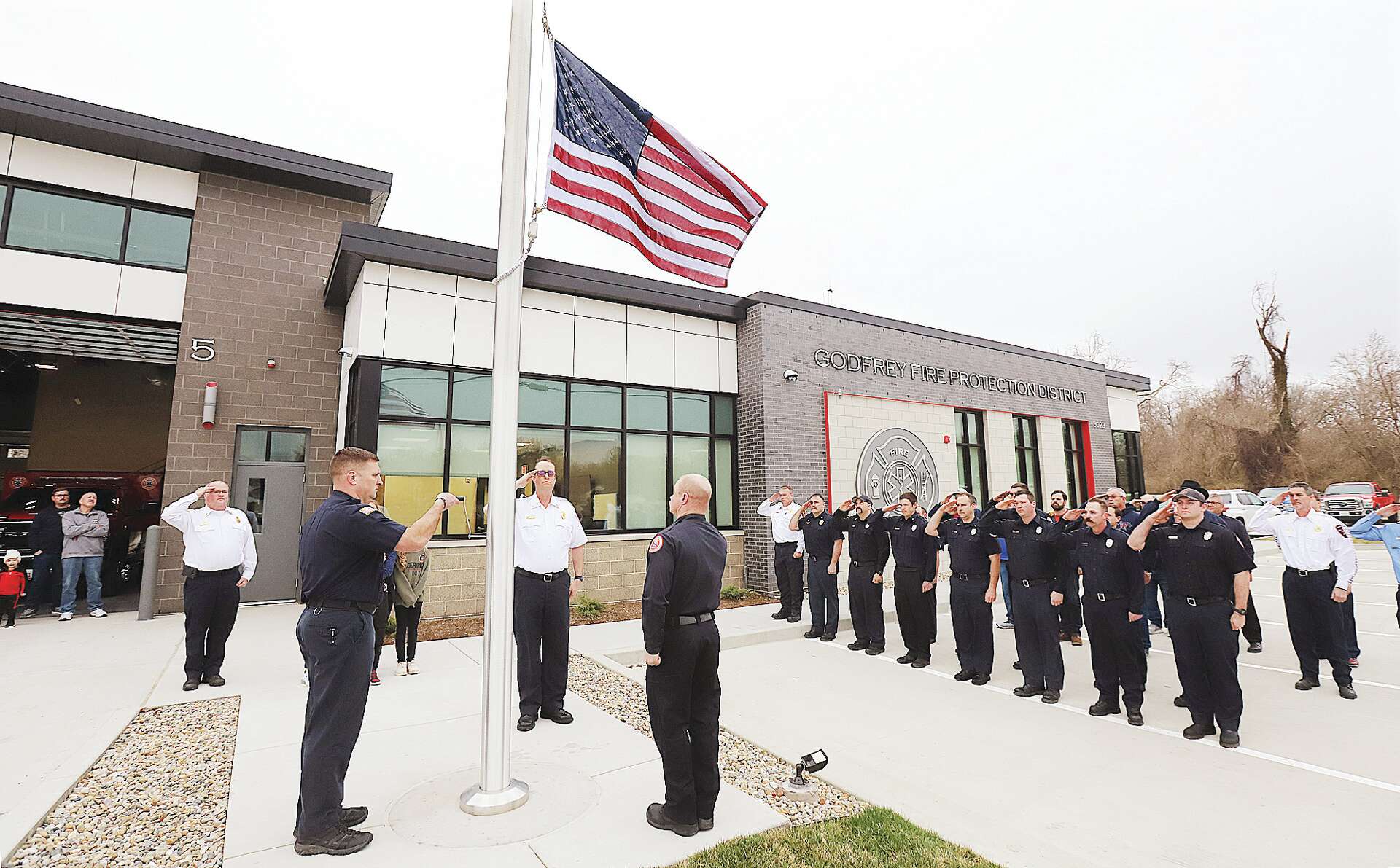 Fallen firefighter remembered in Godfrey