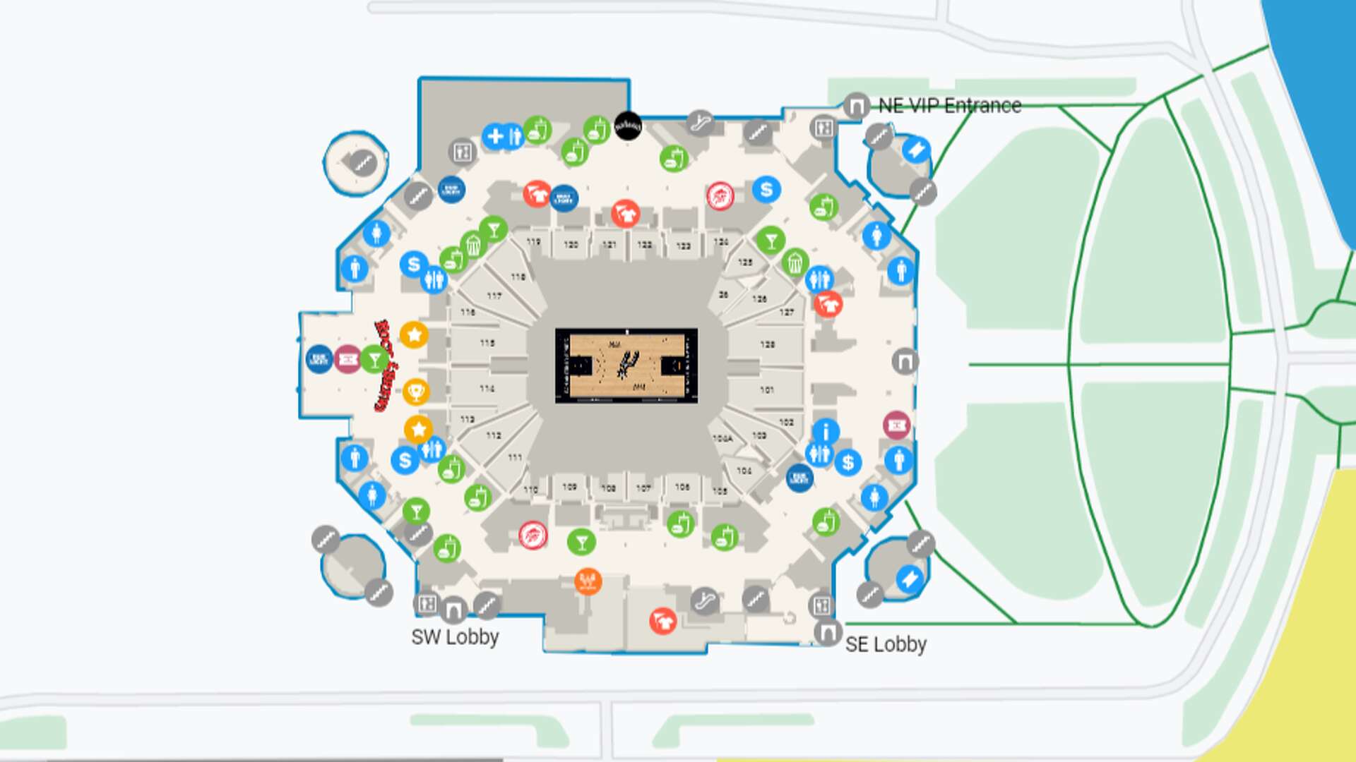 Frost Bank Center releases Spurs Arena Navigation tool