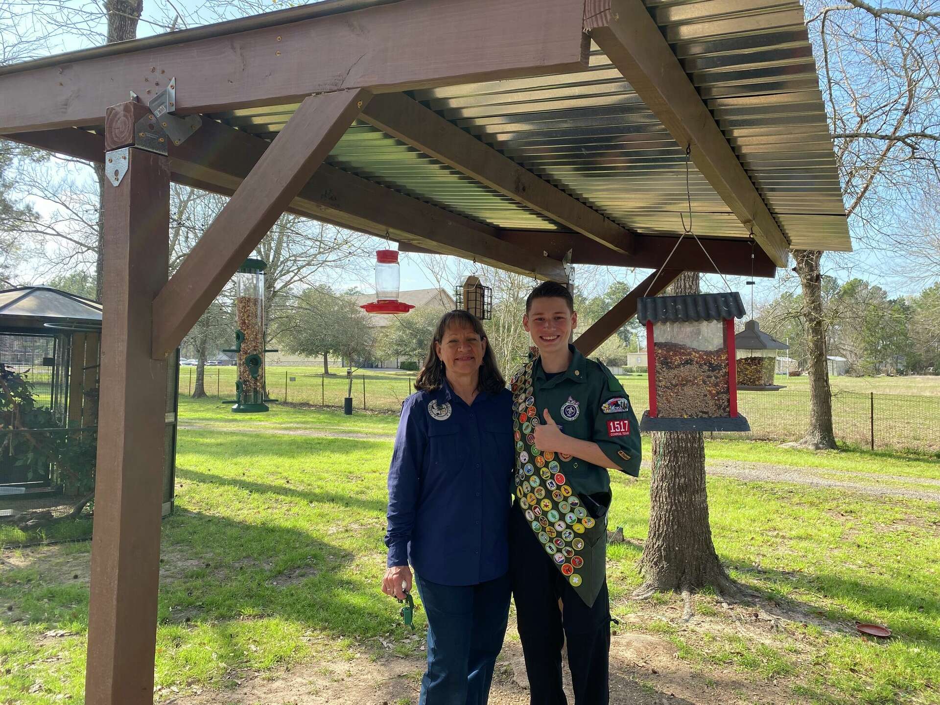 Conroe Scout's project supports Texas birds at Magnolia-area nonprofit
