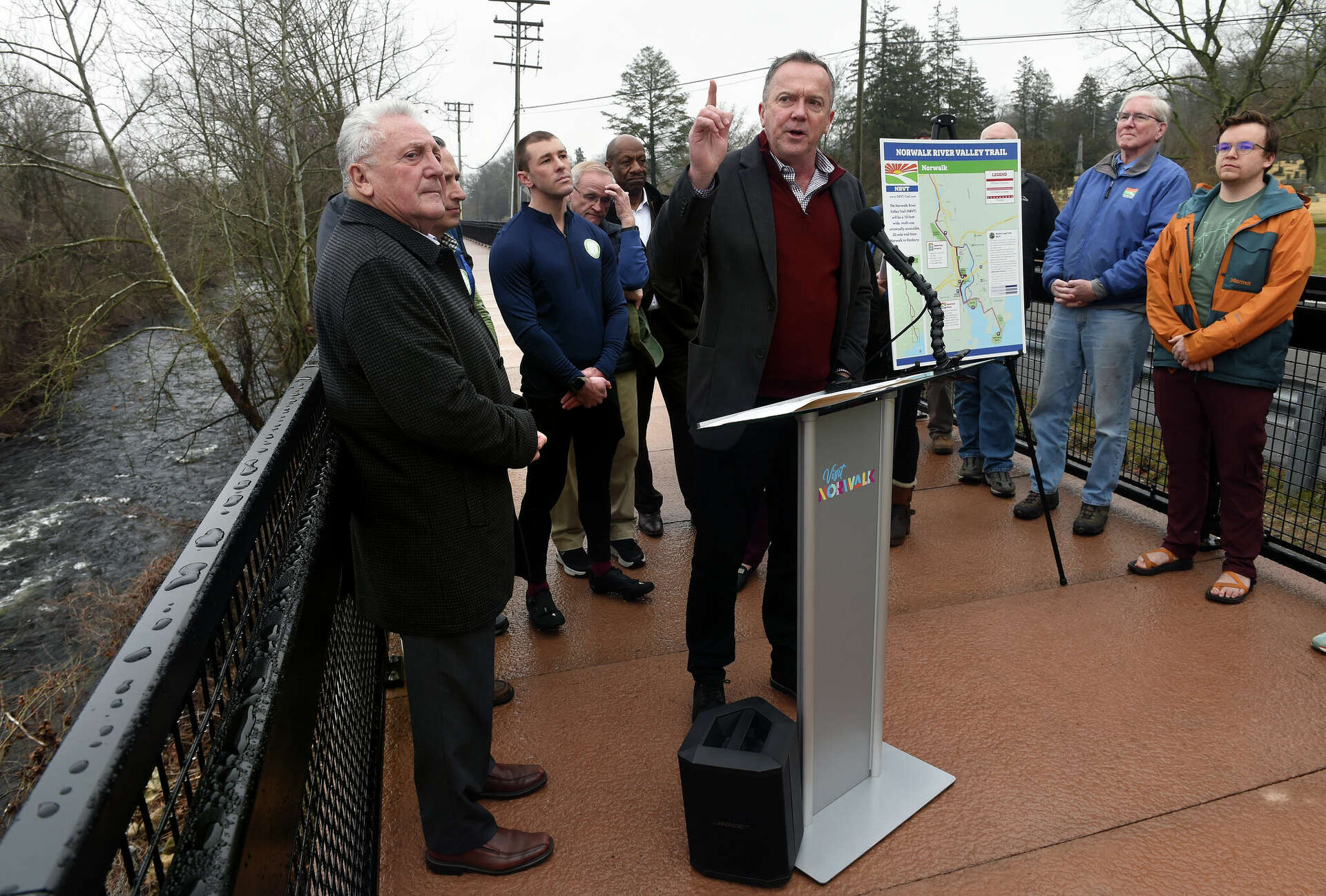 Norwalk River Valley Trail completes 2nd phase with new bridge