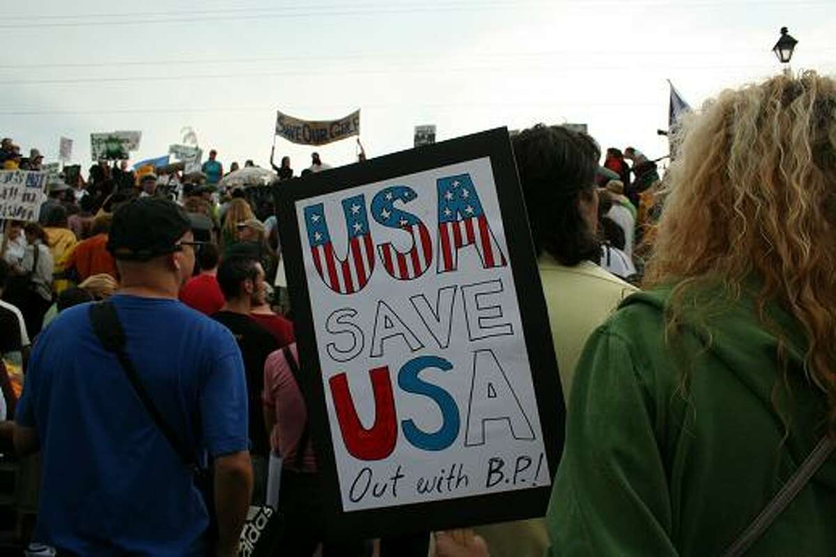 Gulf Coast residents protest BP in New Orleans