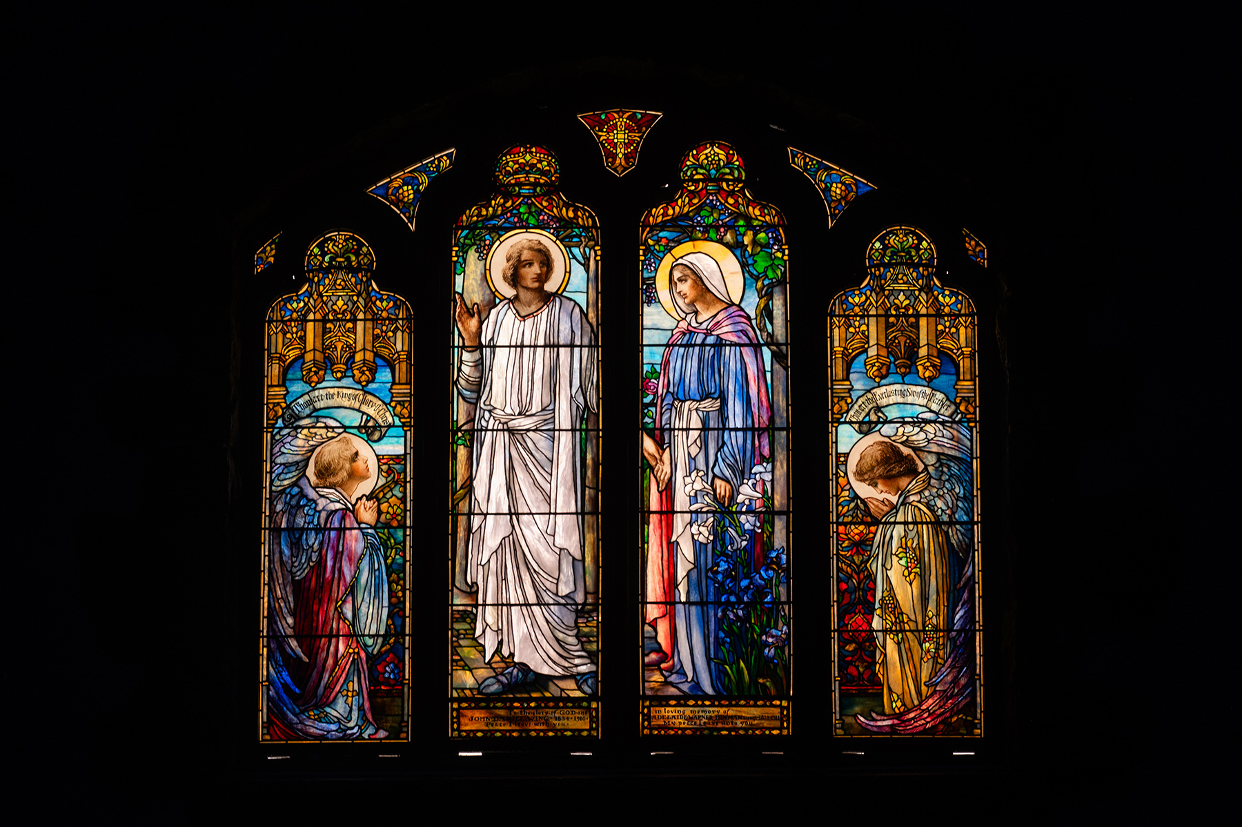 Grace Episcopal Church stained glass window unveiled in Millbrook