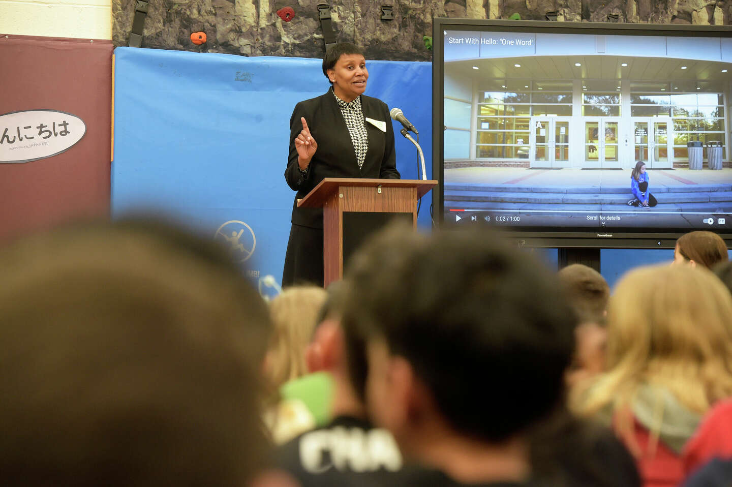 Photos: Stamford's Hart Magnet school honors 'No. 1 trusted adult'
