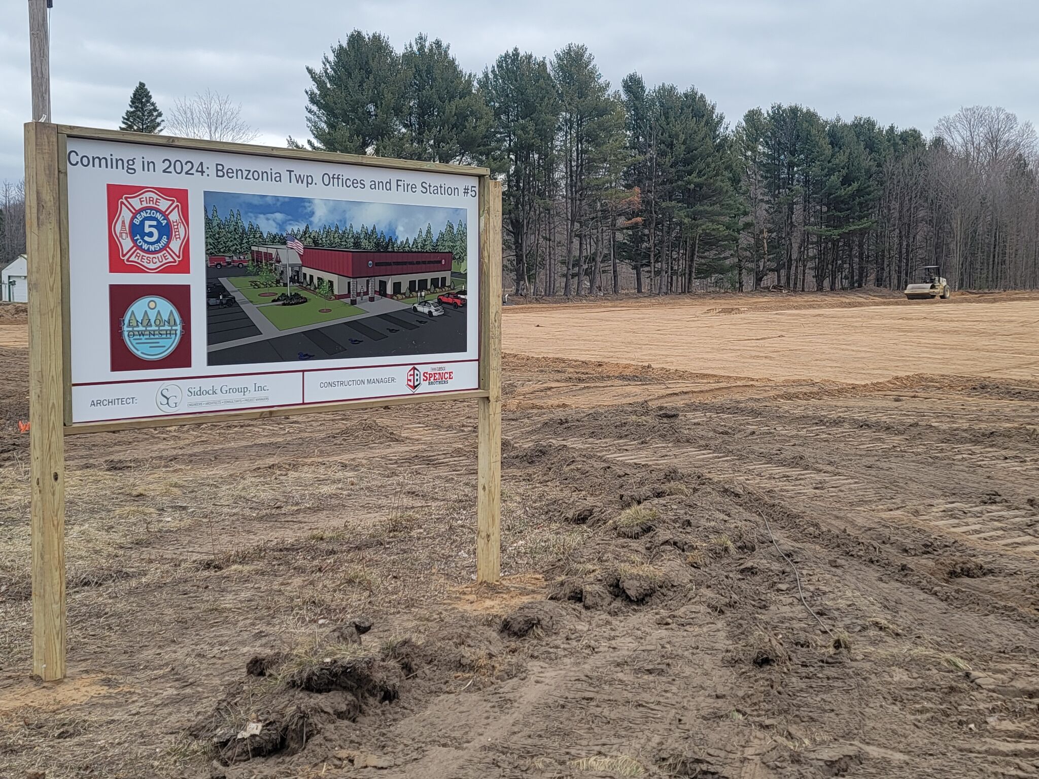 Benzonia Township's new fire station taking shape
