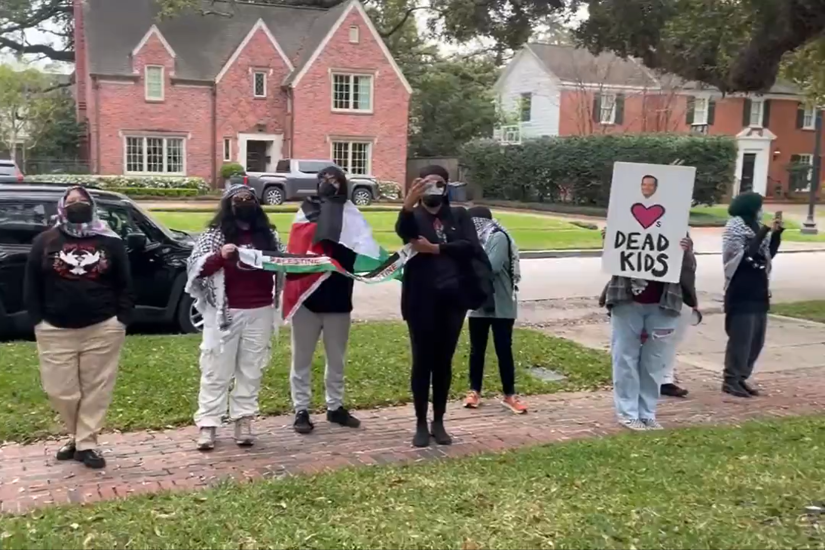 Ted Cruz disturbed by pro-Palestinian protests at Houston home