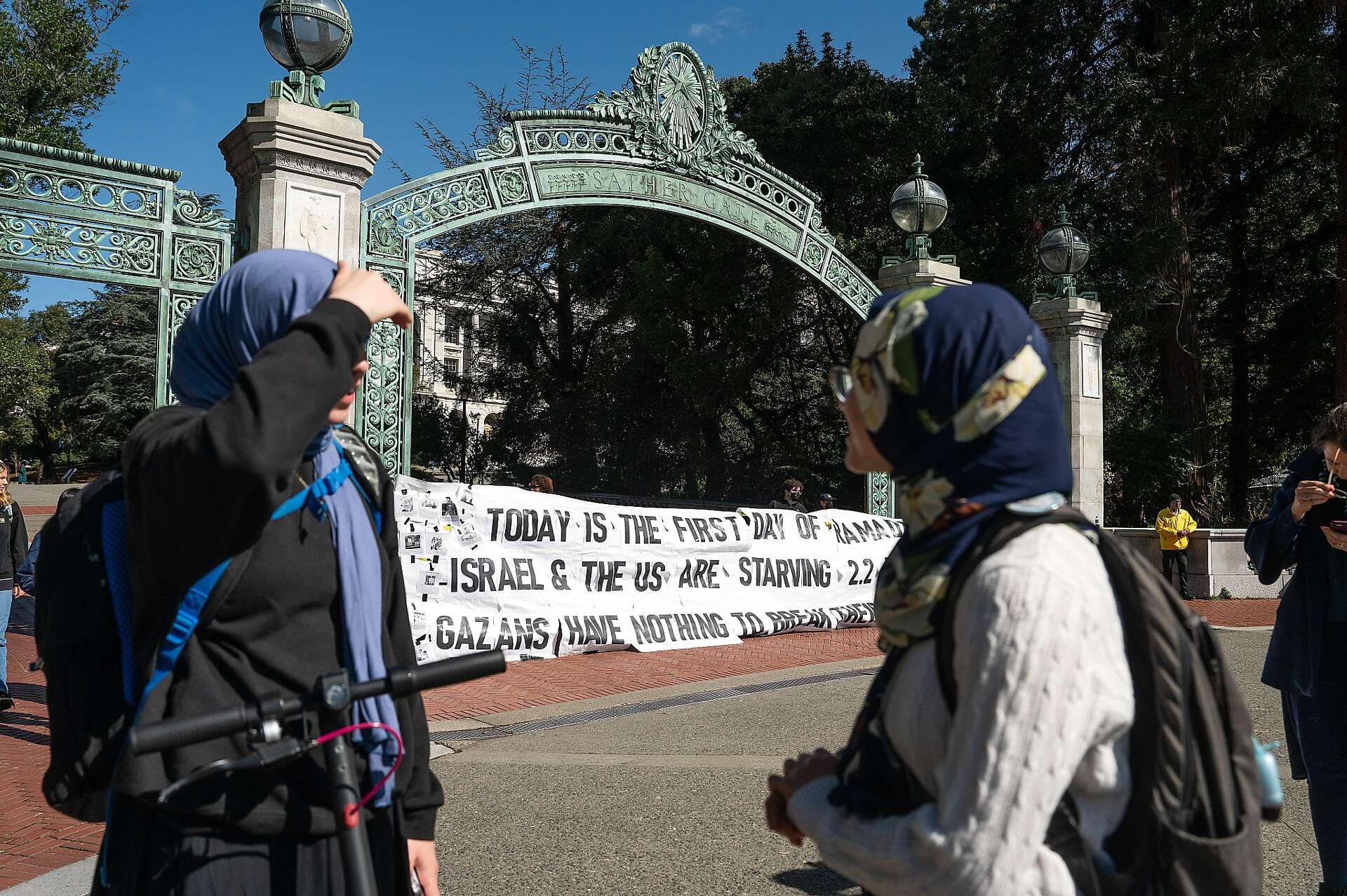 Students protest UC Berkeley antisemitism after incident with speaker
