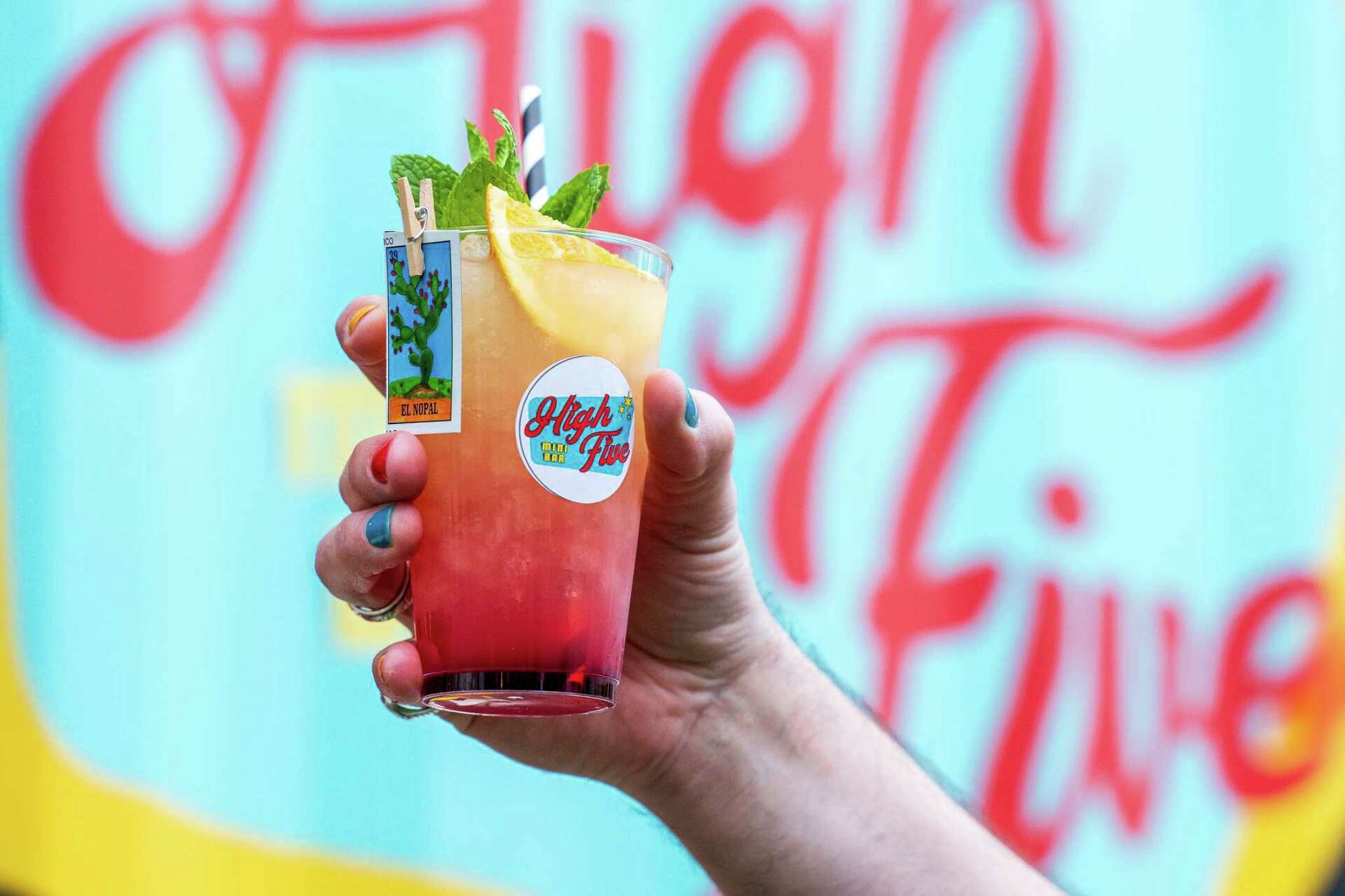 New Houston bar High Five Mini Bar opening in shipping container