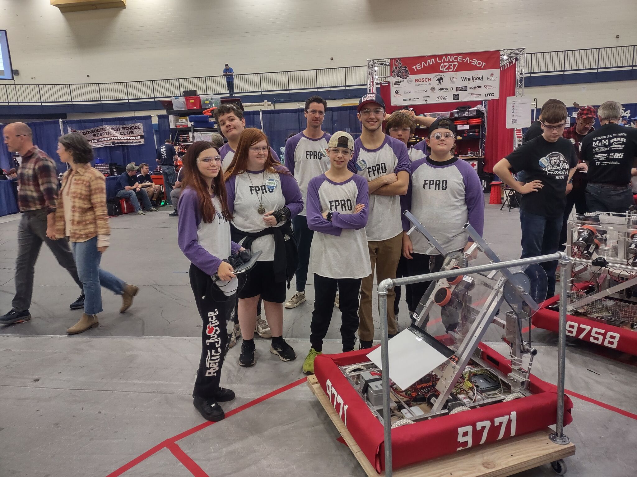 Rookie Frankfort High School robotics team makes debut at tournament