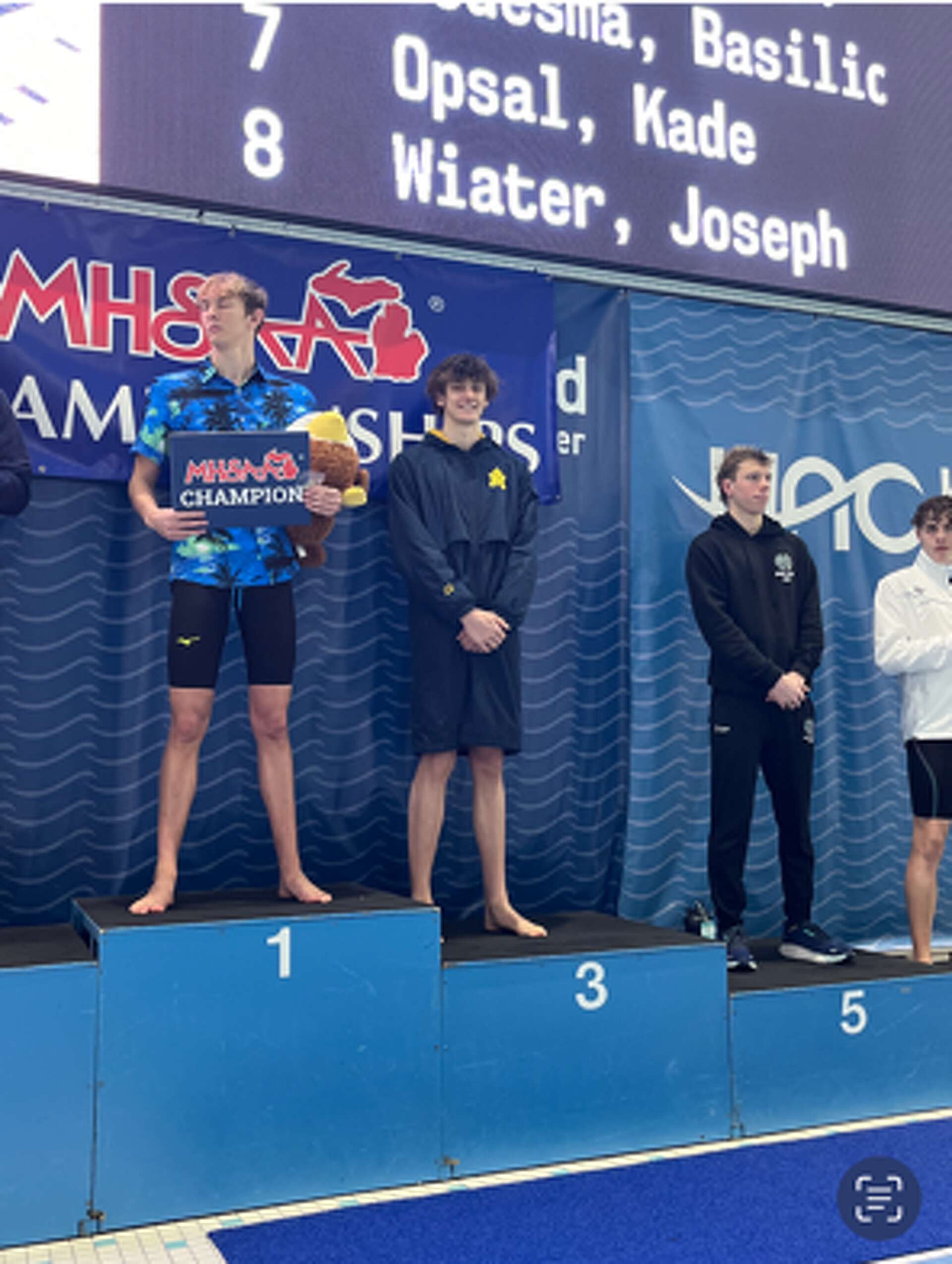 Manistee competed in the swimming state finals
