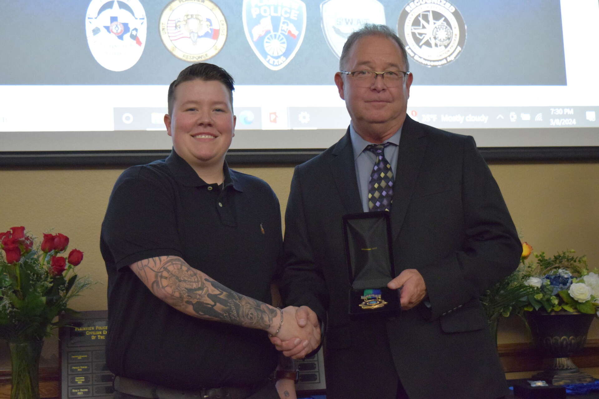 Plainview PD recognizes officers for outstanding acts of service