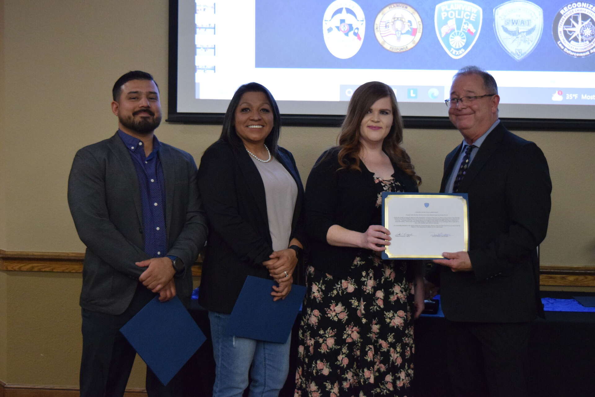 Plainview PD recognizes officers for outstanding acts of service