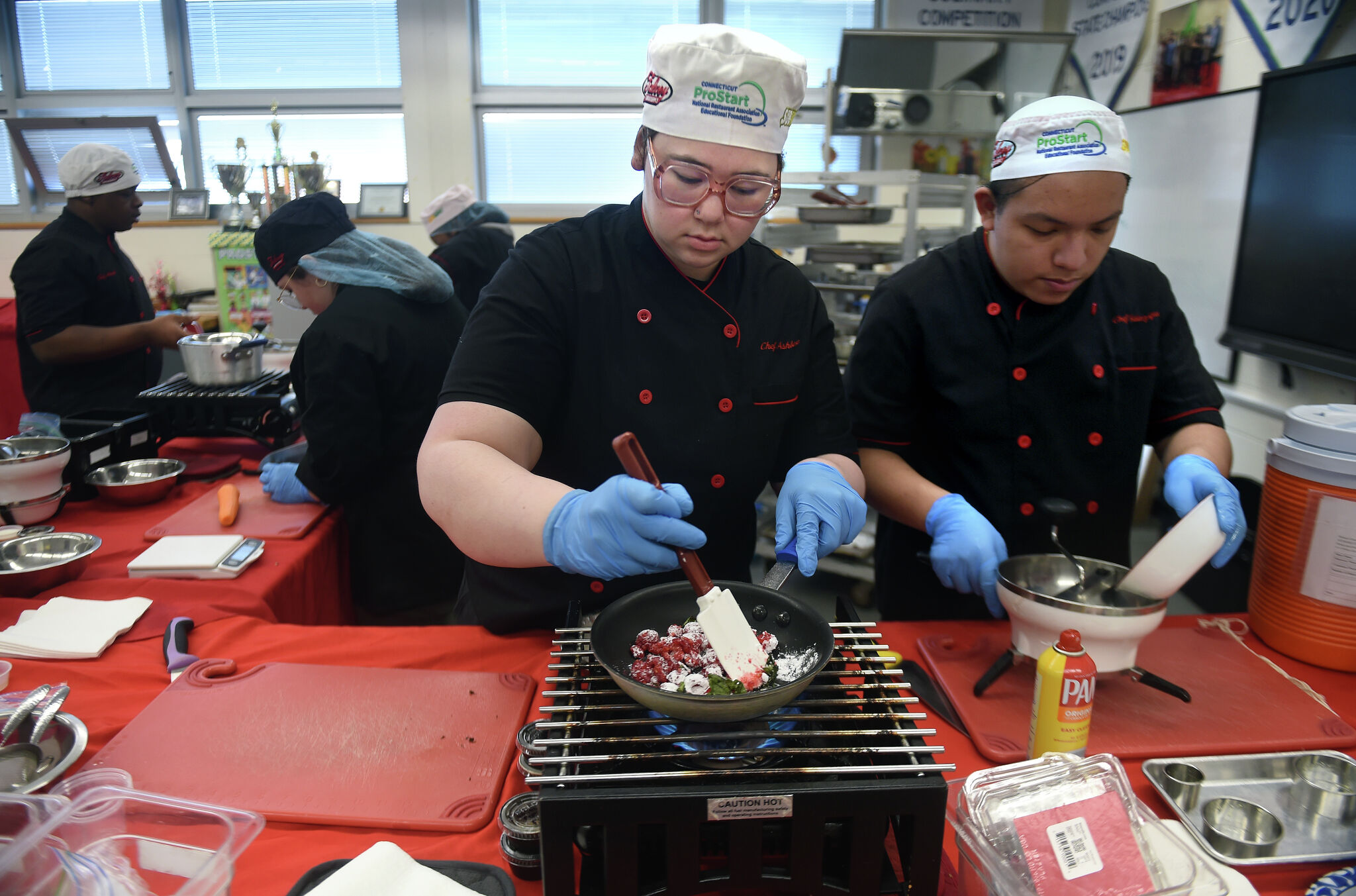 One of the country's top high school culinary teams is in New Haven