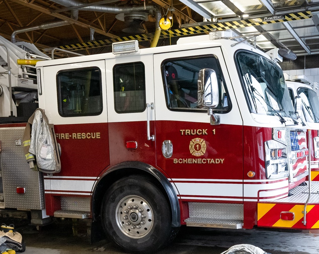 Schenectady firefighters battle two afternoon blazes