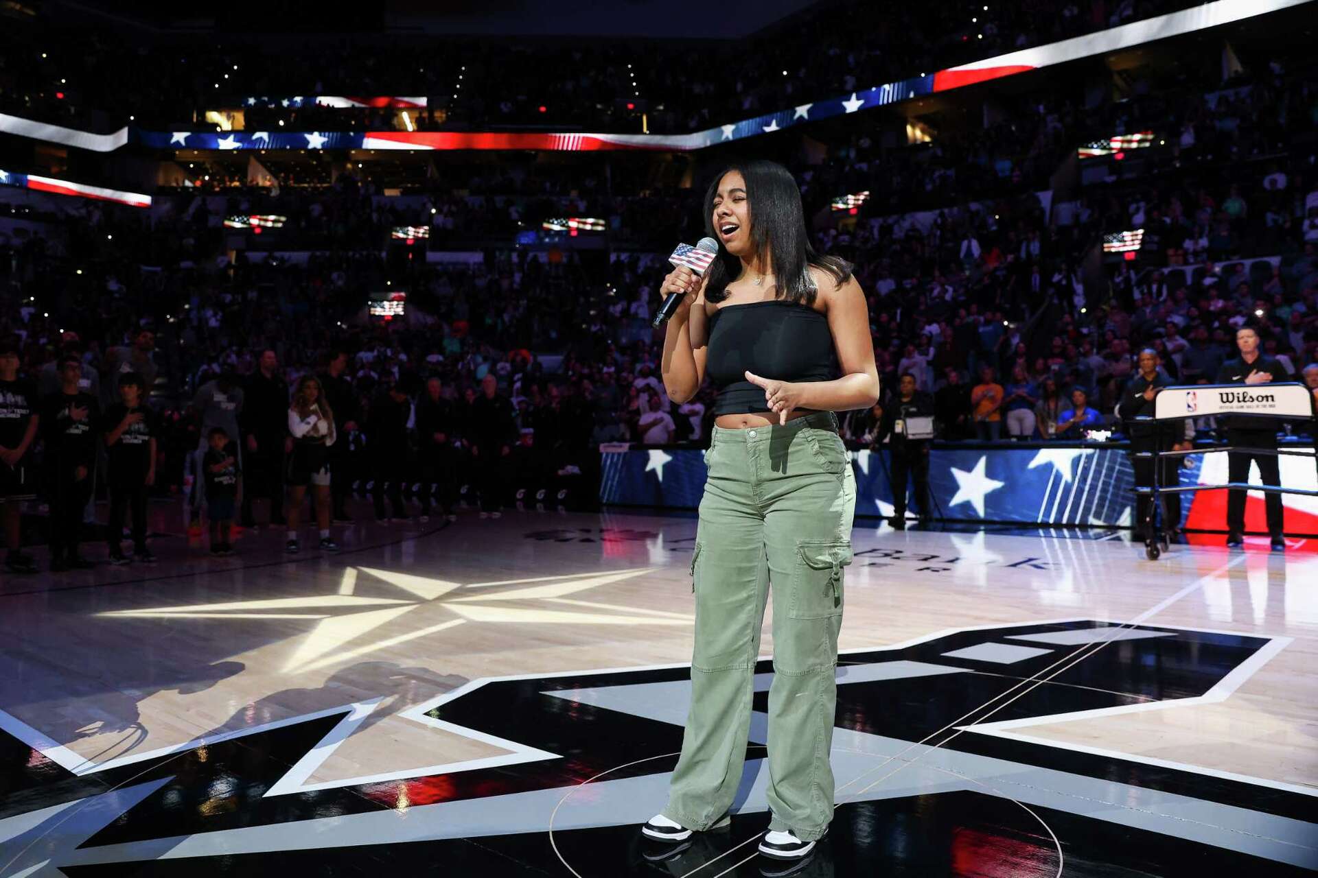 Jaylin Lott's volleyball and singing aspirations are in harmony