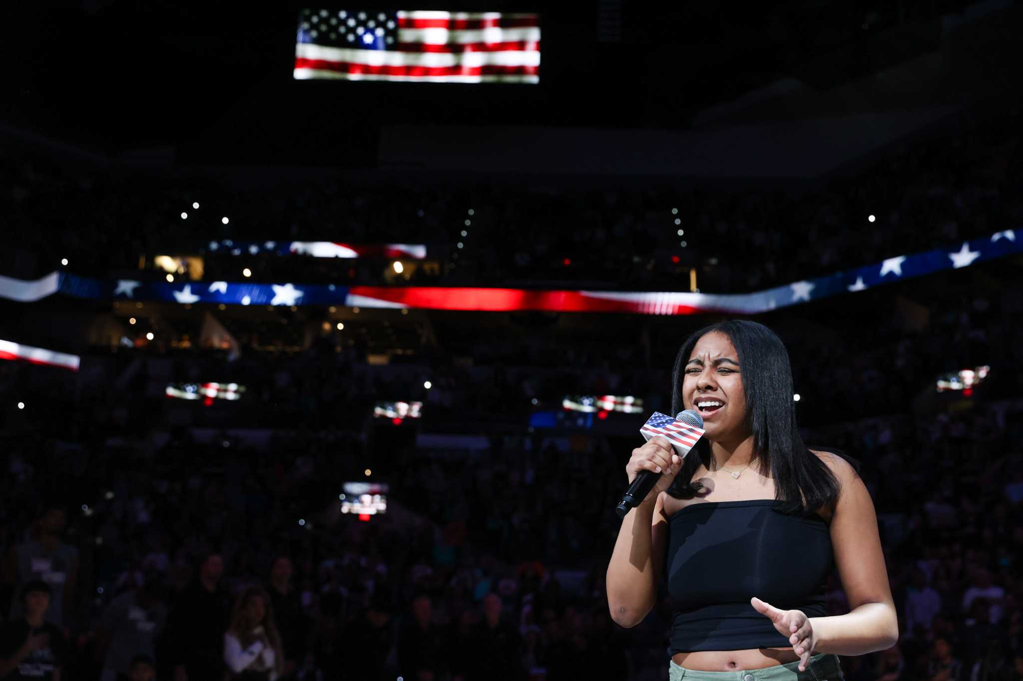 Jaylin Lott's volleyball and singing aspirations are in harmony