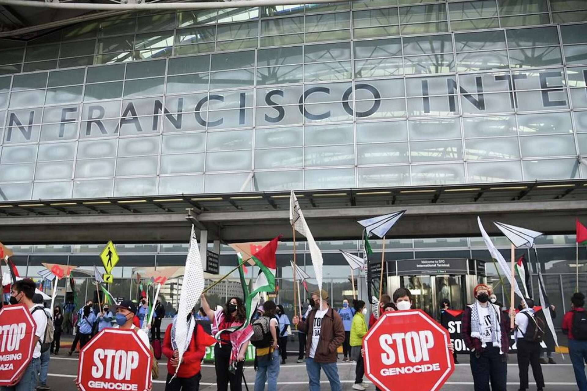 SFO reopens checkpoints, roadways after protest ends