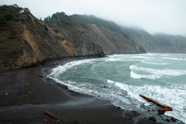 Hikers rescued from sheer cliff on Northern California's Lost Coast