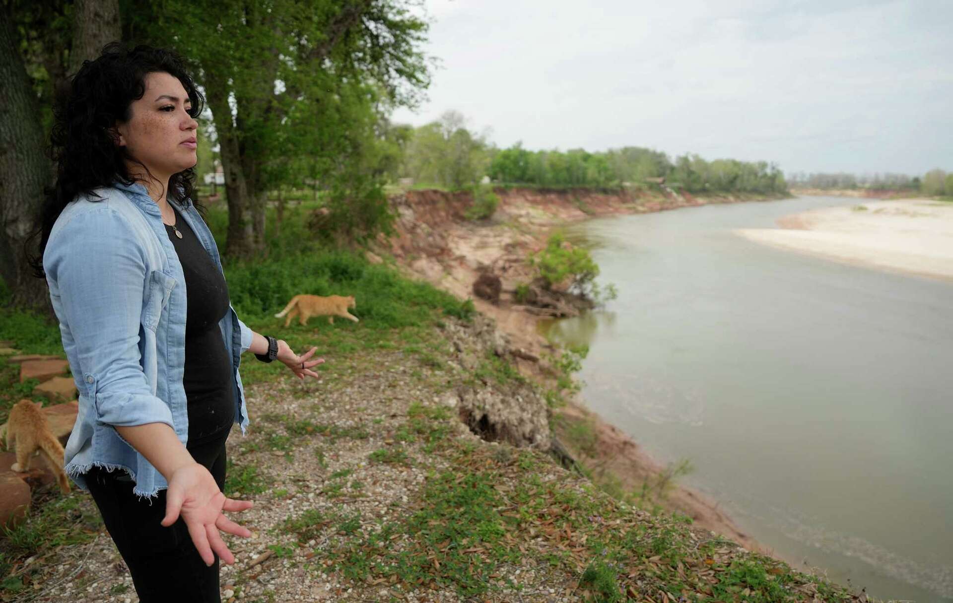 Brazos River eats away at a Houston TX home. New funding could help.