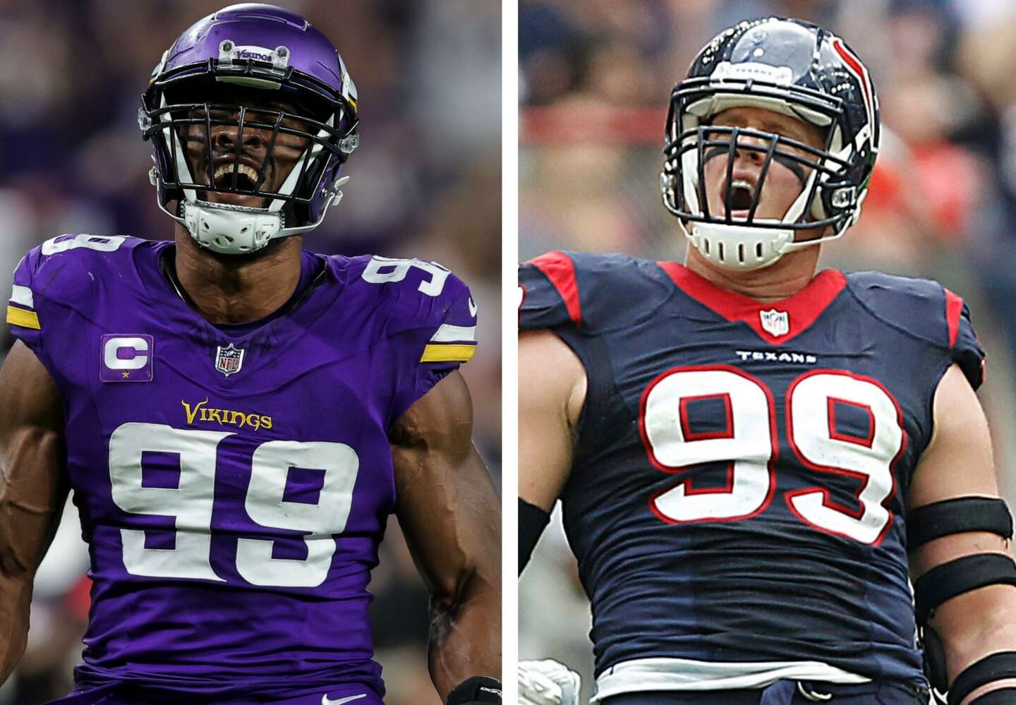 Texans' Danielle Hunter changing jersey numbers as tribute to JJ Watt