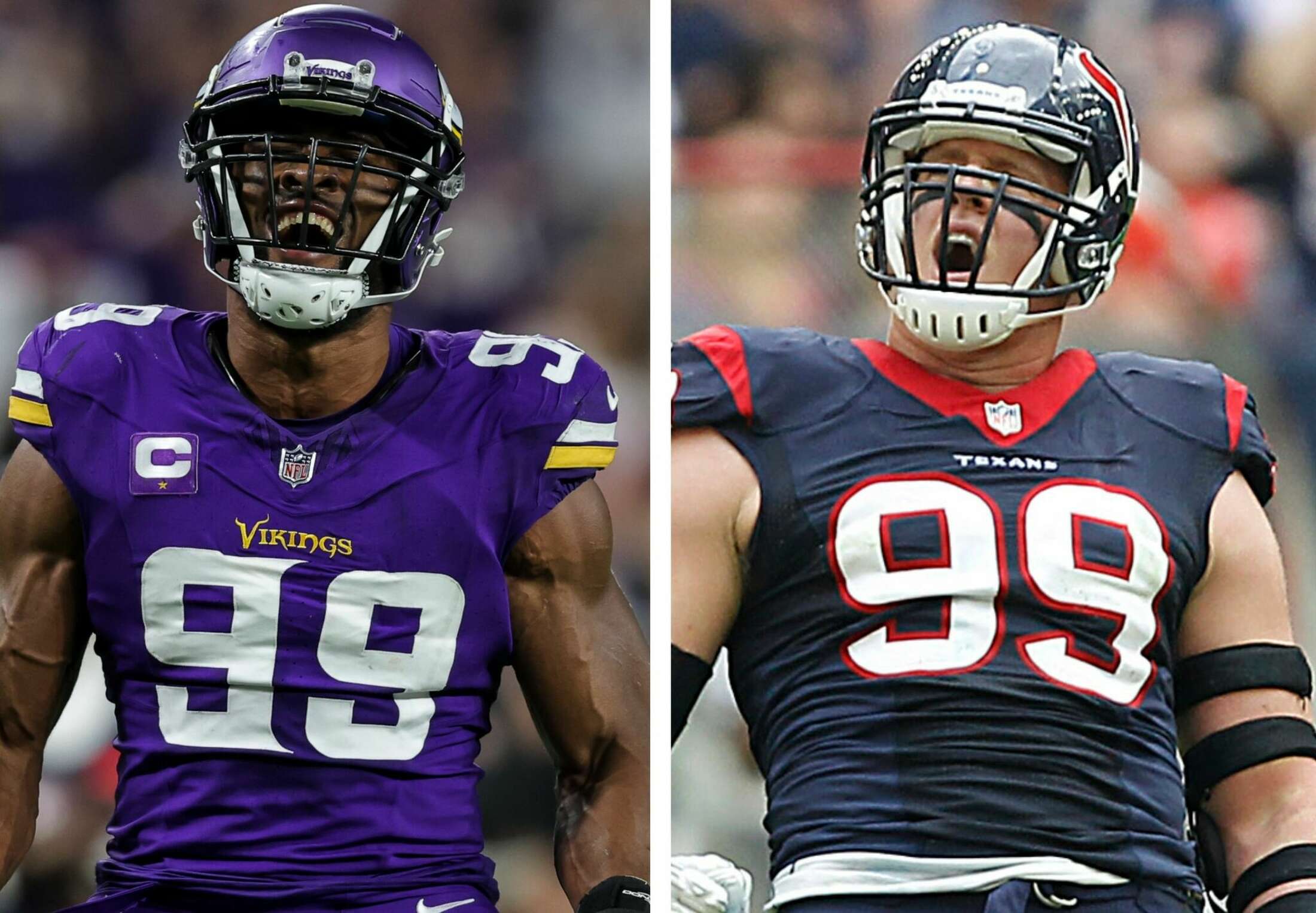 Texans' Danielle Hunter changing jersey numbers as tribute to JJ Watt