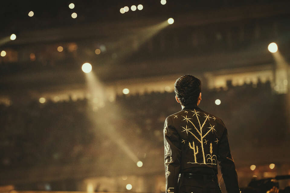 Ivan Cornejo's Houston Rodeo outfit created by designer Manuel Cuevas