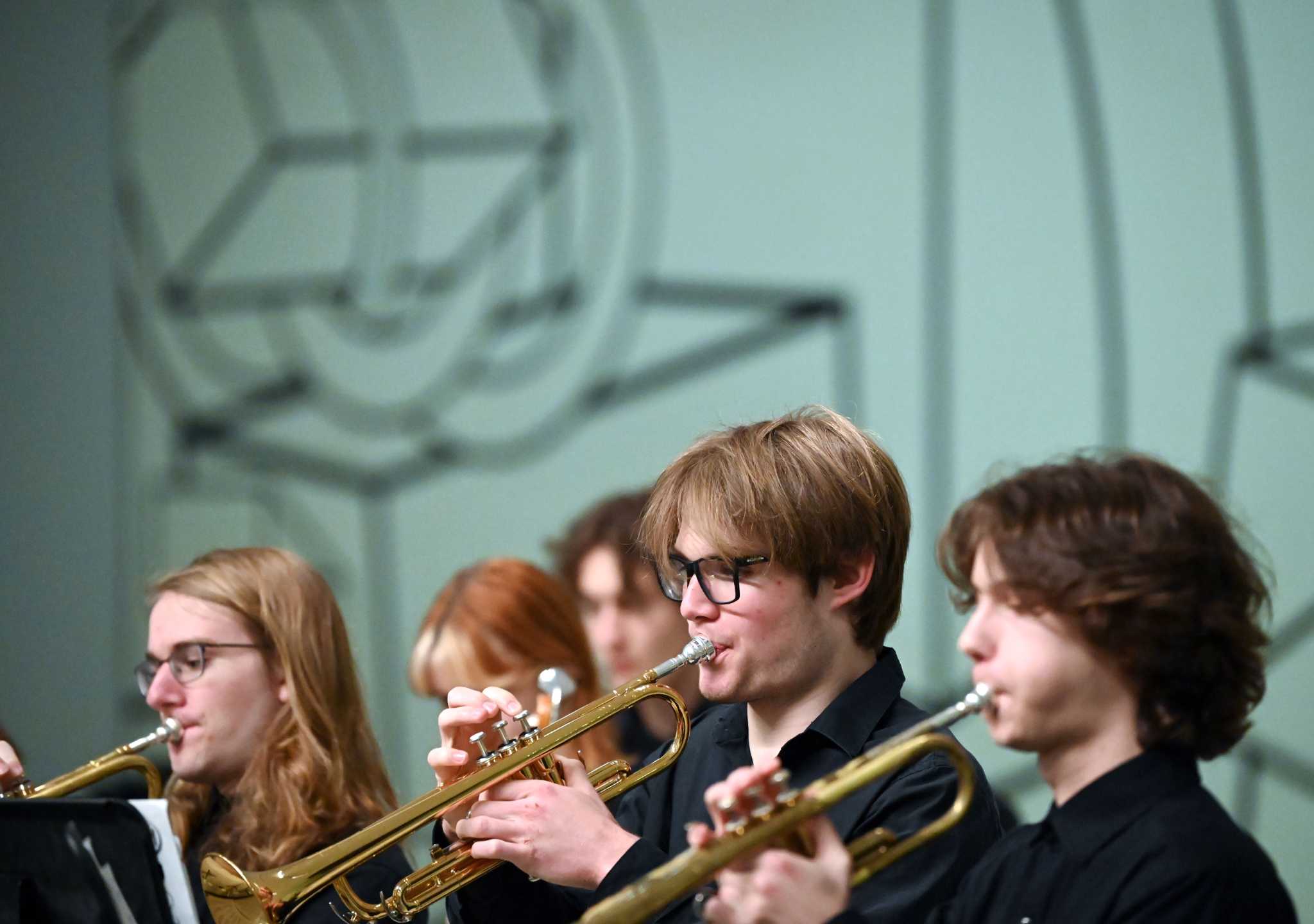 Scotia-Glenville student musicians perform at Empire State Plaza