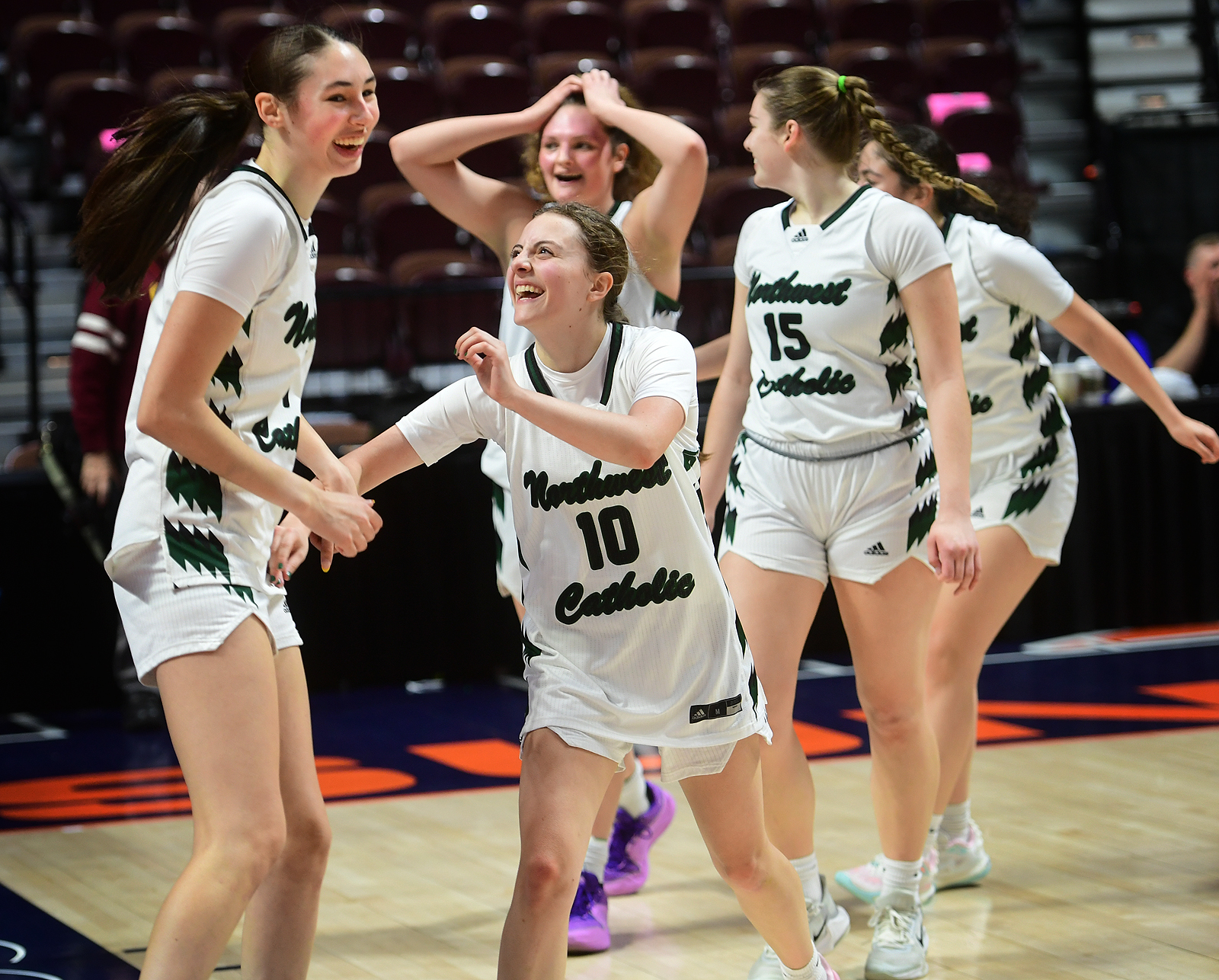 Northwest Catholic defeats Sheehan for CIAC girls basketball MM title