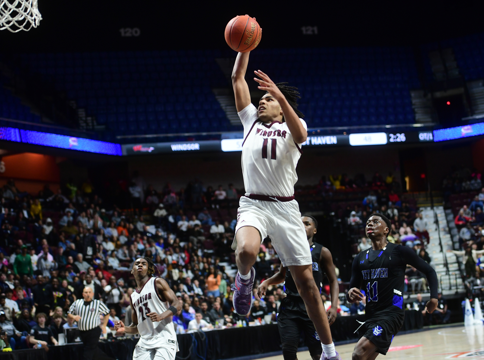 Windsor High's Williams concludes hoop career with CIAC championship