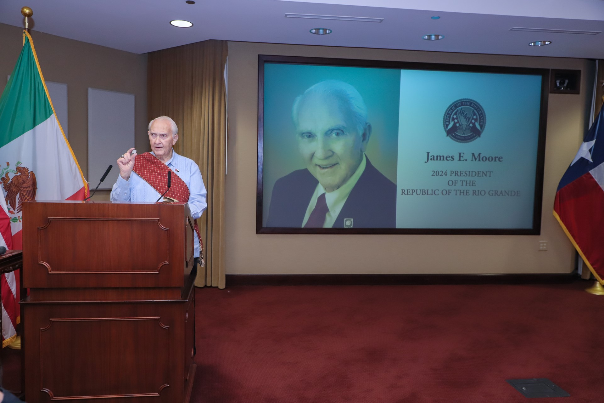 James Moore named 2024 President of the Republic of the Rio Grande