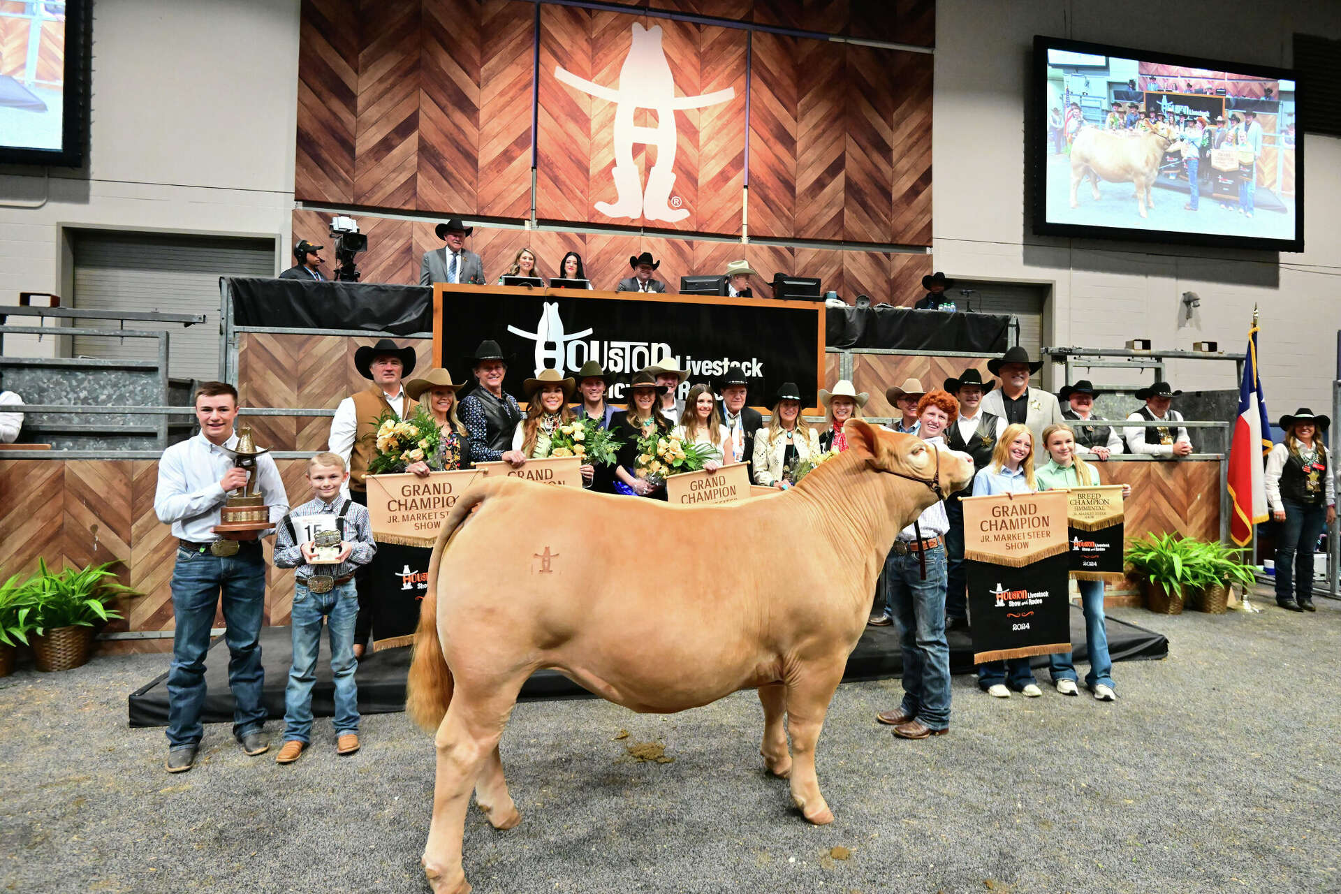 Prized steer auctioned for record-tying $1M at Houston rodeo