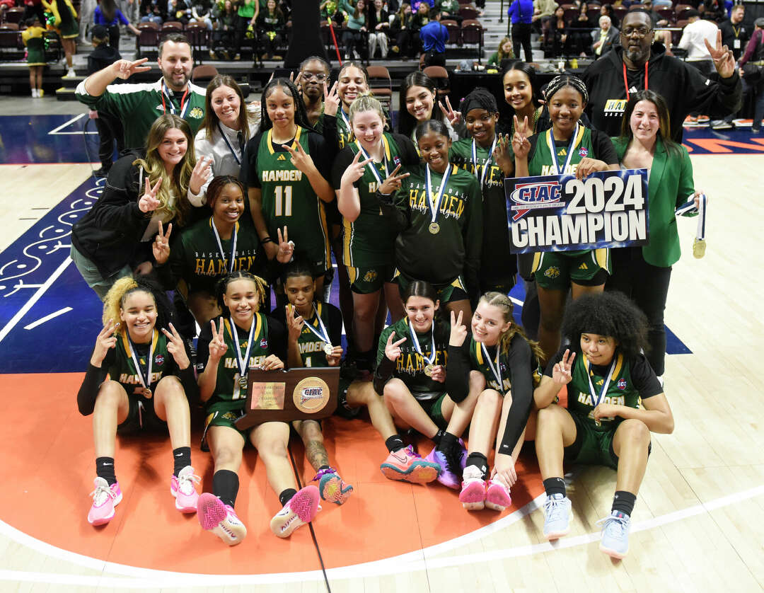 Hamden defeats Sacred Heart Academy for CIAC girls basketball title.