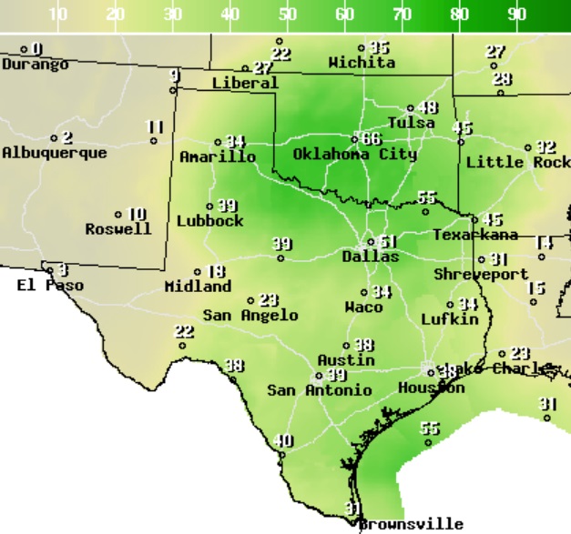 Mid-week rain followed by clear skies ahead in Laredo forecast