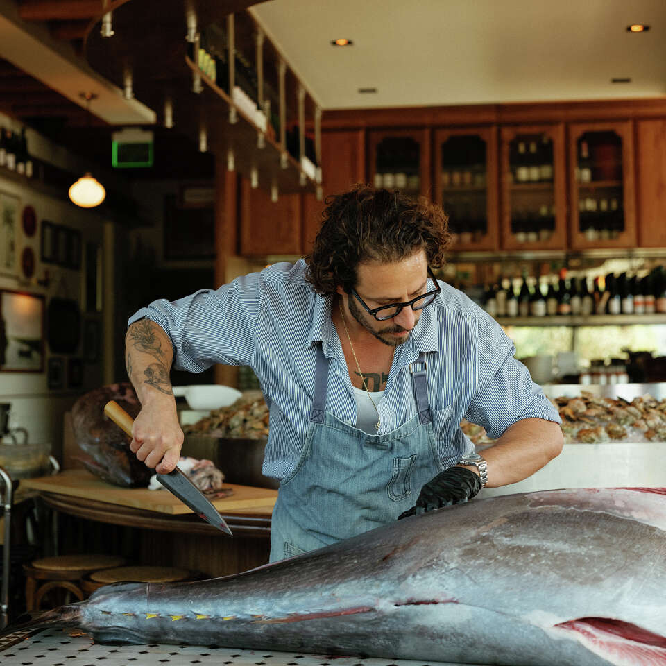 This man turns massive fish into dinner at LA's hottest restaurant