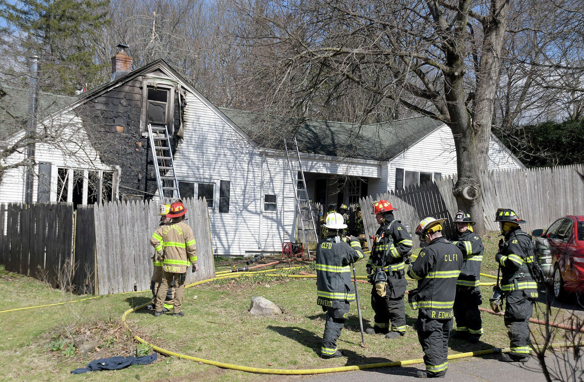 Firefighters rescue animals from Ellington house fire, officials say