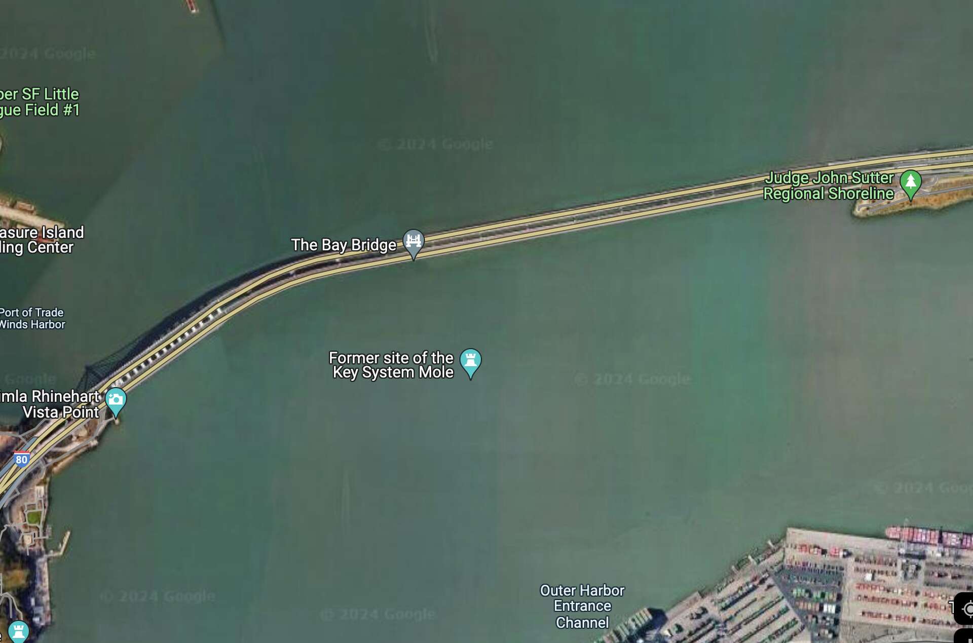 Mysterious mark under Bay Bridge reveals site of Bay Area disaster